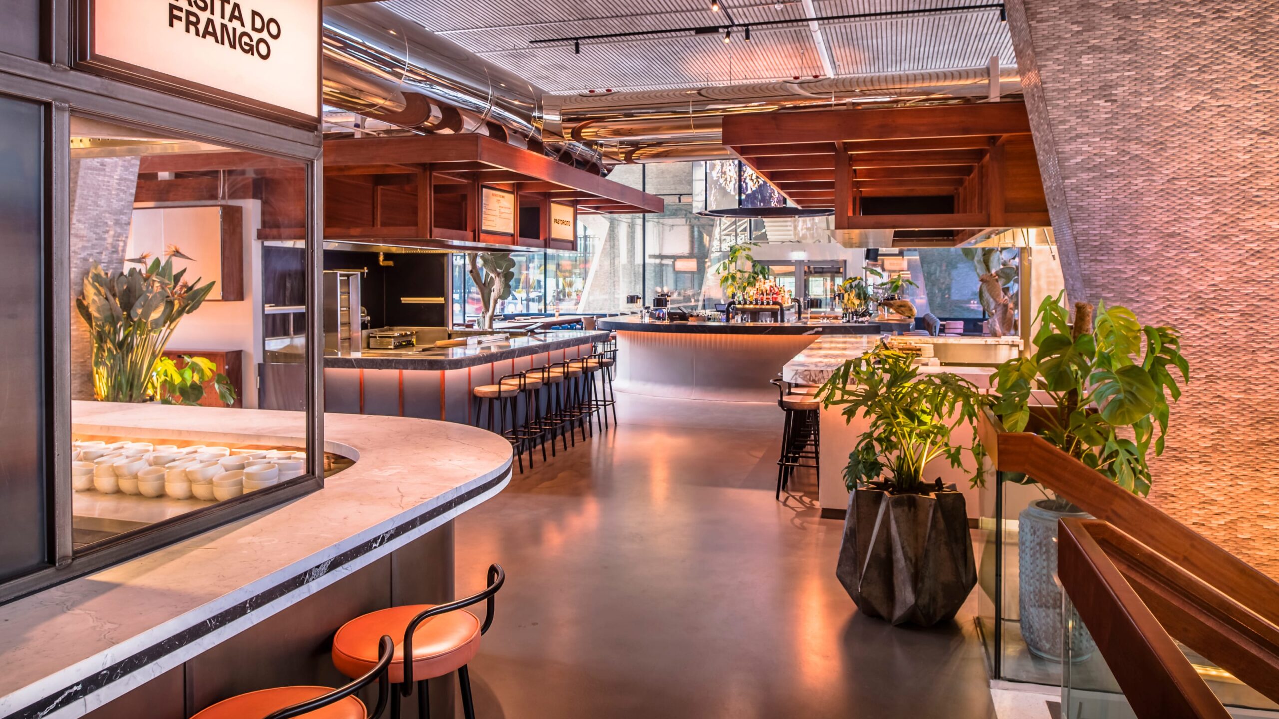 Arcade Food Theatre London restaurant designers | Macaulay Sinclair
