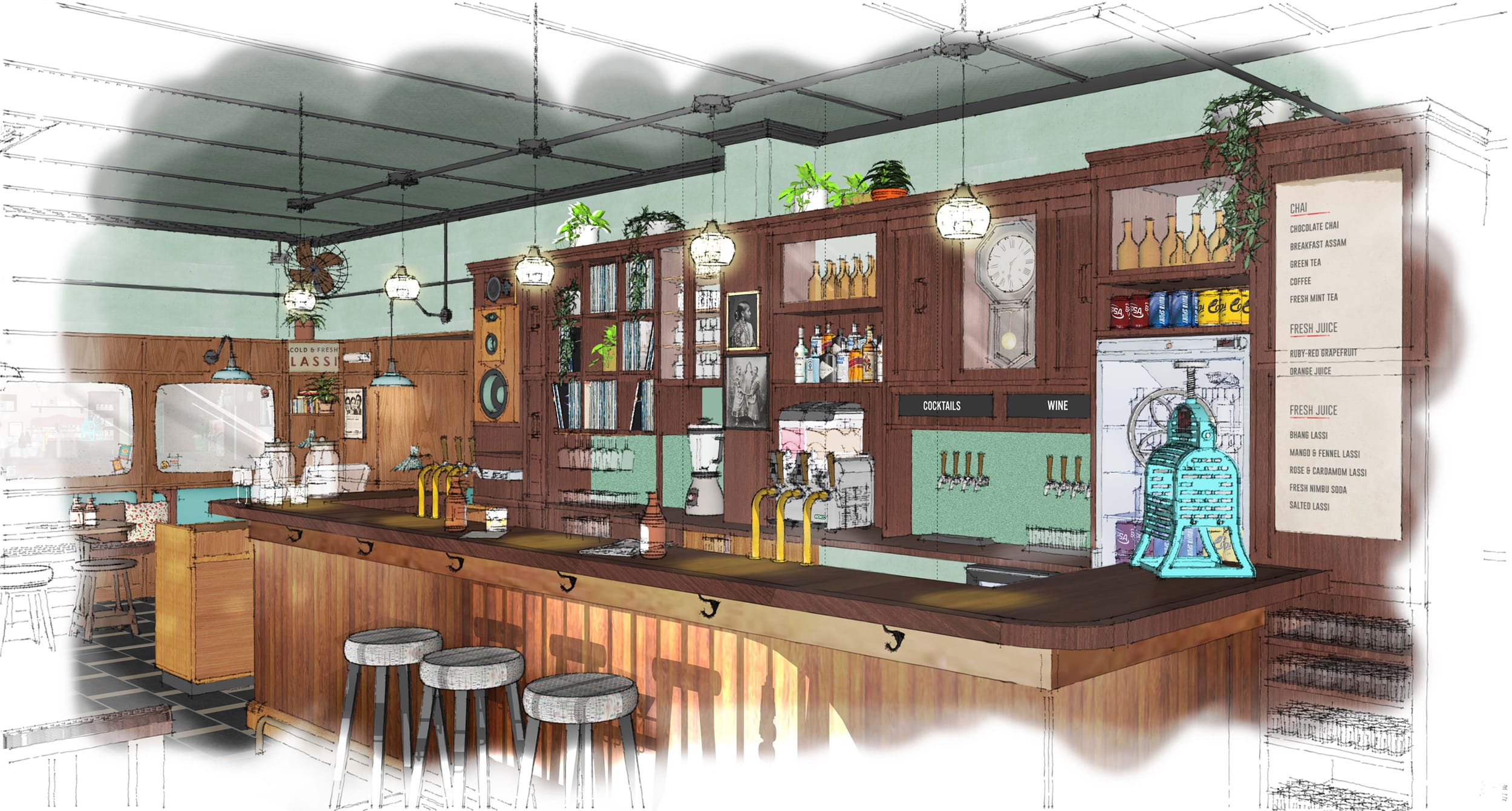 Permit Room Brighton restaurant designers | Macaulay Sinclair